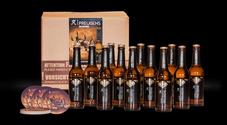 PREUẞENS 12er Box Preußens Pilsener – Das Bier der Hohenzollern